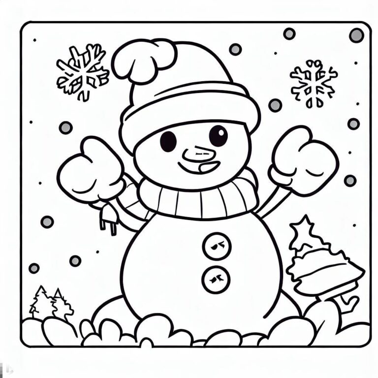 Kardan Adam – boyamasayfalari.com