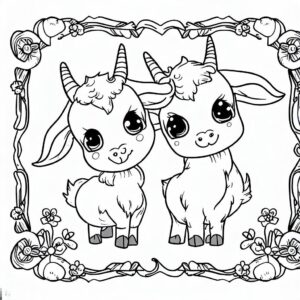 Keçi Boyama – boyamasayfalari.com