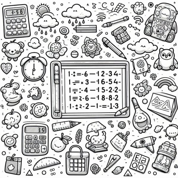 Matematik Sayfaları Boyamaları – boyamasayfalari.com