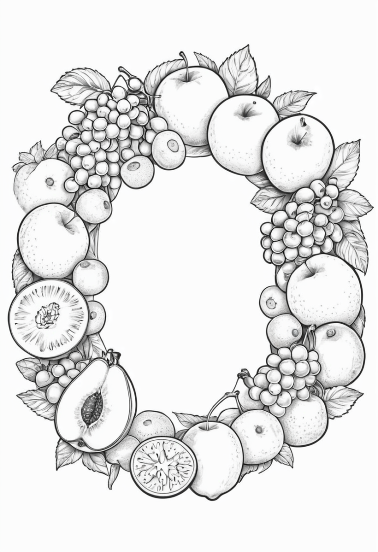 Çocuklar İçin Meyve Boyama – boyamasayfalari.com