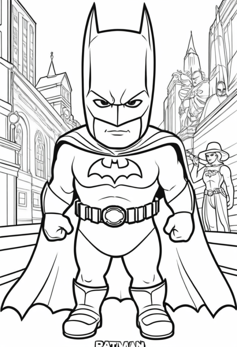 Batman Boyama Etkinlikleri – boyamasayfalari.com