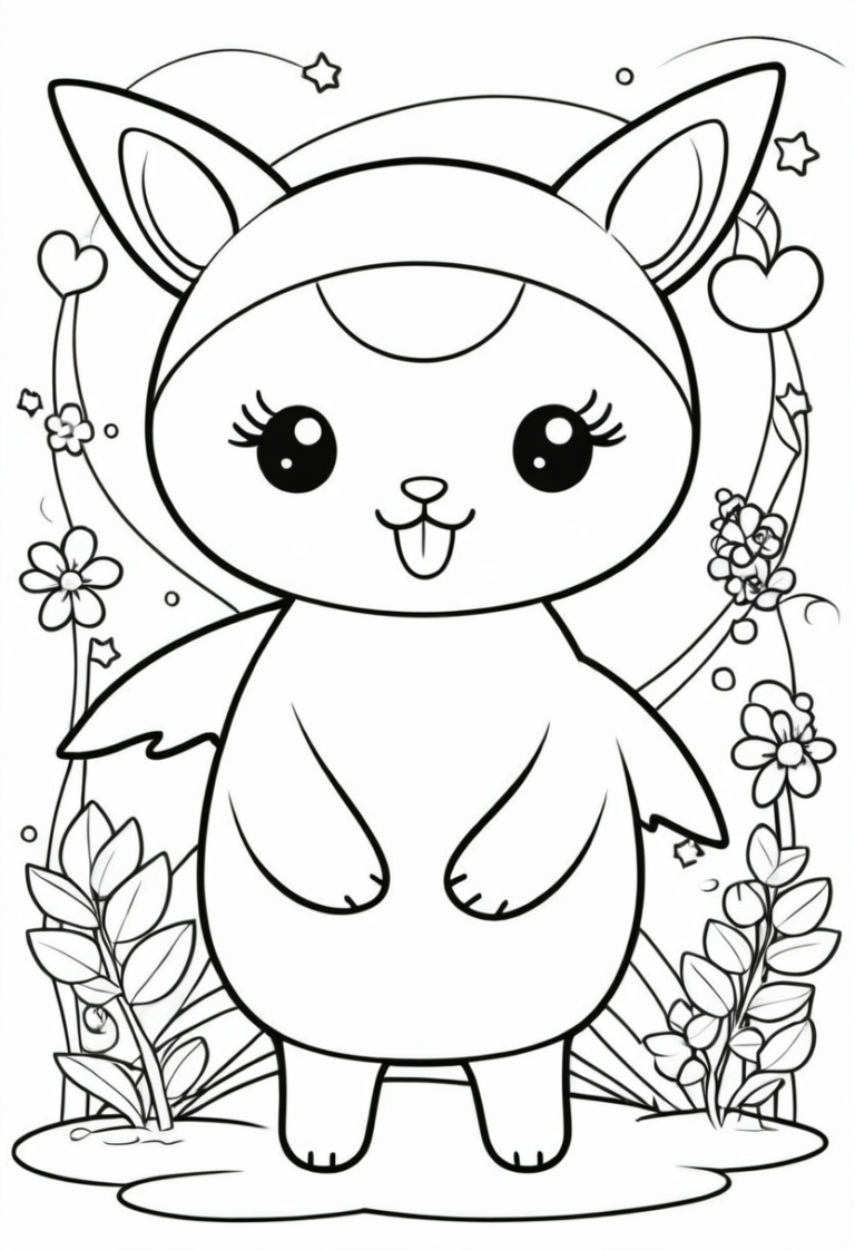 Kuromi Resmi Boyama Sevimli – boyamasayfalari.com